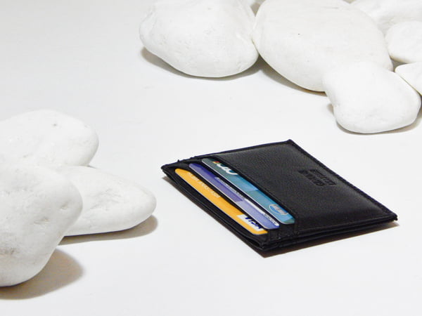 Leather Card Case 'UNO' - rombas.gr