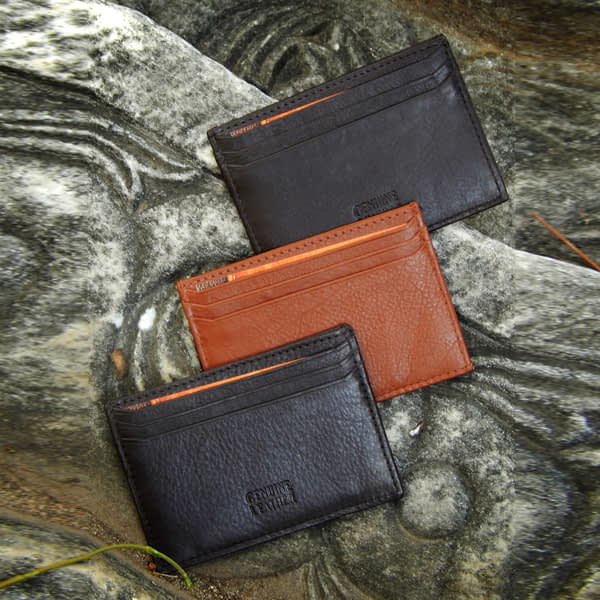 Leather Card Case 'UNO' - rombas.gr